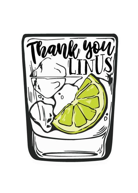 Thank You Linus Printable Includes 4x6 5x7 8x10 How I Etsy How Met