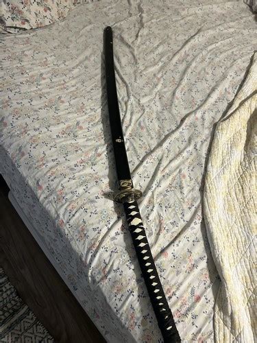 Samarai Sword With Black Case Ebay