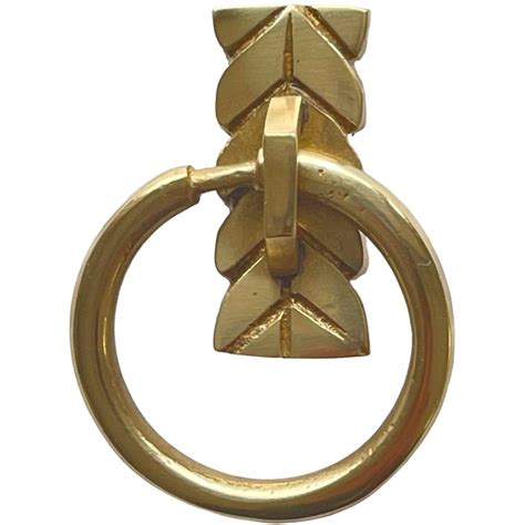 Polished Brass Circle Pull Dovetails And Lavender