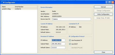 Sky Notes Basler Gige Camera