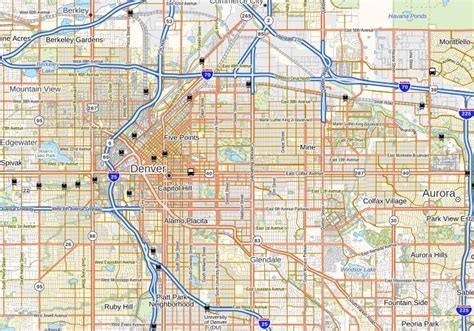 Stapleton International Airport Concourse Map Denver Airport Terminal
