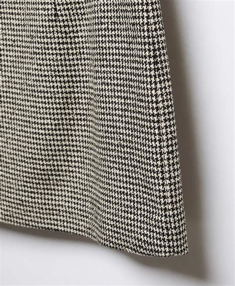Mango Womens Houndstooth Straight Mini Skirt Macys