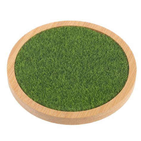 Whamvox Synthetic Grass Grass Base Display Stand 10x10cm Green