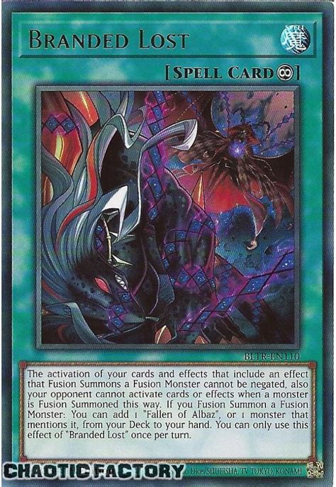 Bltr En110 Branded Lost Ultra Rare 1st Edition Nm
