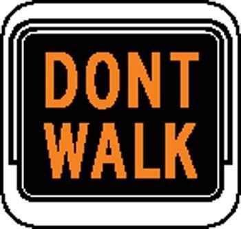 Walk Sign Vector