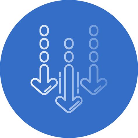 Decrease Gradient Line Circle Icon 41718915 Vector Art At Vecteezy