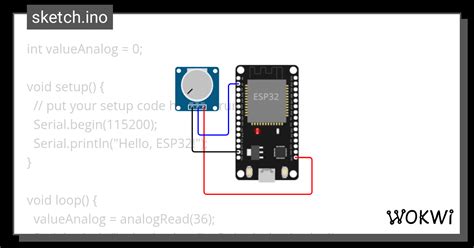 Analogread Wokwi Esp32 Stm32 Arduino Simulator