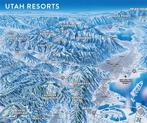 Brighton Ski Resort Map