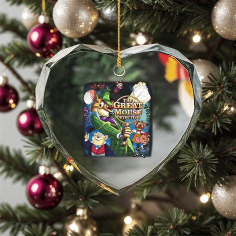 Evera The Great Mouse Detective Glass Ornament Animated Classic