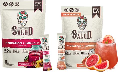 Salud 2 Pack 2 In 1 Hydration Immunity Hibiscus And Hydration