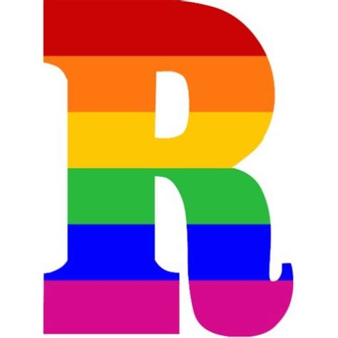 Rainbow Letter R Cutout Zazzle Lettering Letter R Letter B