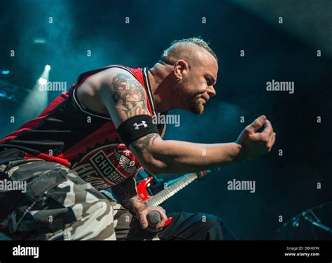 Heavy Metal Band Five Finger Death Punch Performing Live At Mayhem Fest