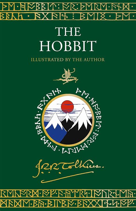 The Hobbit Illustrated By The Author Tolkien J R R Tr Kitap