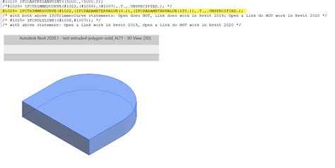 Problems Importing IFC Extruded Geometry Into Revit And Issue Autodesk Revit