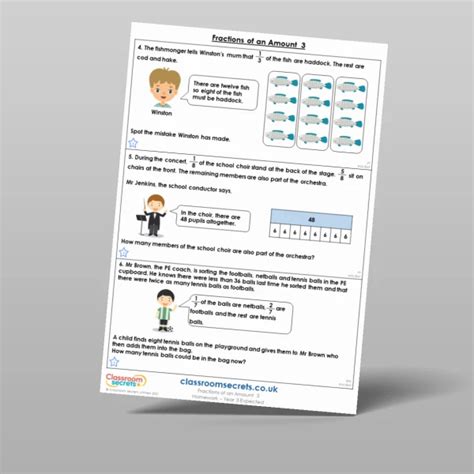 Fractions Of An Amount 3 Reasoning And Problem Solving Resource