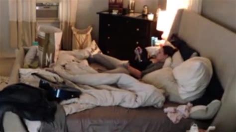 Hidden Cam XXX Wife Masturbation My Sexy Slut Mast On Bed Watching Porn On Phone XXX FemeFun