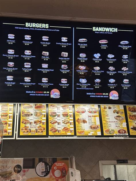 Menu At Bobs Burgers Fast Food La Puente