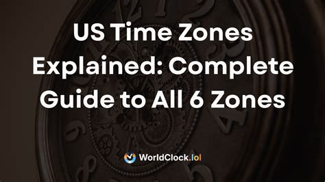 Us Time Zones Explained Complete Guide To All 6 Zones In 2026