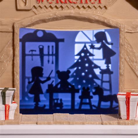 3d Printable Santa Workshop By Stlflix