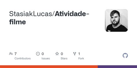 GitHub StasiakLucas Atividade Filme