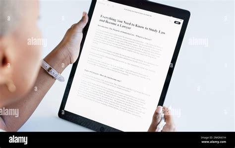 Student Lawyer Scholarship And Tablet Online Application While Reading