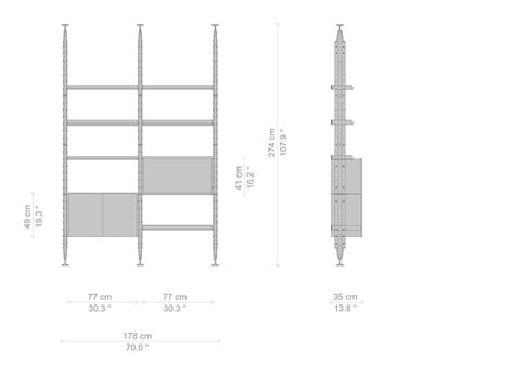 Infinito 书柜 By Cassina Design Franco Albini