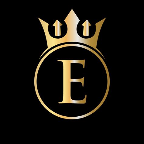 Luxury Letter E Crown Logo Crown Logo For Beauty Fashion Star Elegant Sign 19512860 Vector