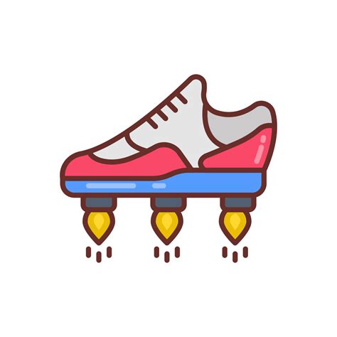 Flying Shoes Icon In Vector Illustration 24246372 Vector Art At Vecteezy