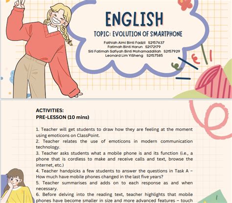 Pqi6004 Class Presentation English Subject