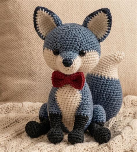 Crochet Fox Plush Pattern Amigurumi Fox Pdf Tutorial For Beginners