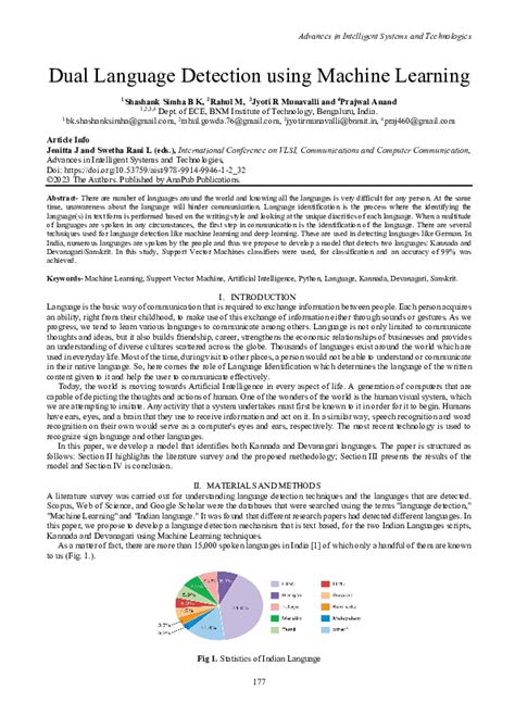 Pdf Dual Language Detection Using Machine Learning