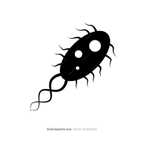 Premium Vector E Coli Bacteria Infection Icon Design Escherichia Coli