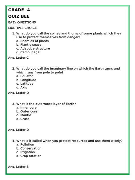Grade 7 Science Quiz Bee Reviewer Pdf To Image