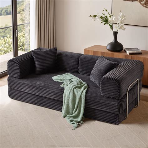 4 In 1 Folding Convertible Floor Sofa Bed 80 Inch