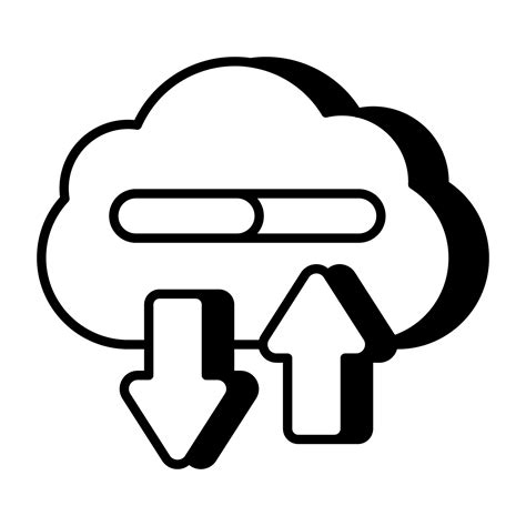 Editable Design Icon Of Cloud Data Transfer 23647613 Vector Art At Vecteezy