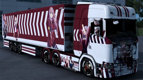 Zero Two Anime Skin Ets 2 Mods
