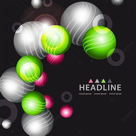 Brochure Header Layout Template Decoration Book Cover Flat Vector