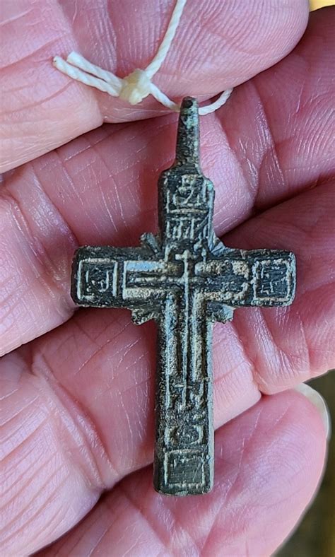 Ancient Bronze Cross 16th Century Etsy