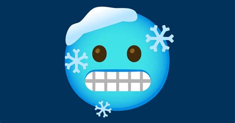 🥶 Blue Faced Emojis
