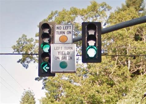 Left Turn Yield On Green Sign