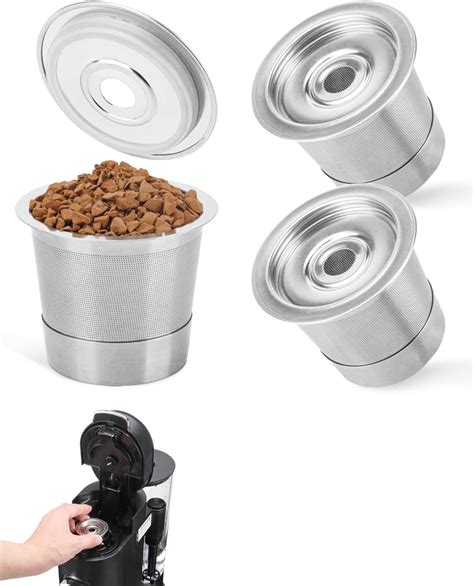Upgrade 4 Pack K Cup Reusable Pods For Ninja Dual Brew