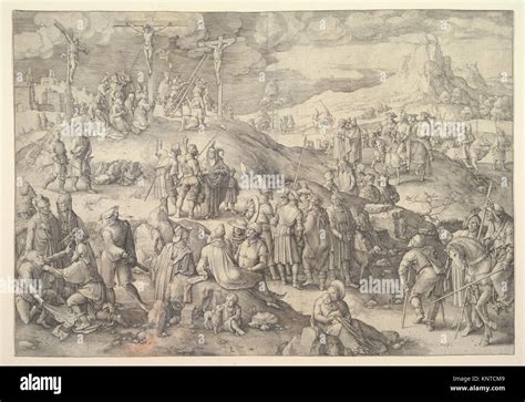 An Illustration Of Calvary Golgotha Documented In The Met Collection