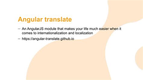 Angular Translate Ppt