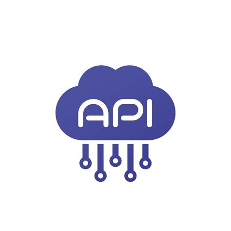 Api Icon With A Cloud Vector 31702373 Vector Art At Vecteezy