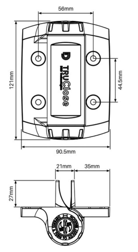Dandd Tru Close Hinge Set Heavy Duty W Diy Fencing Supply