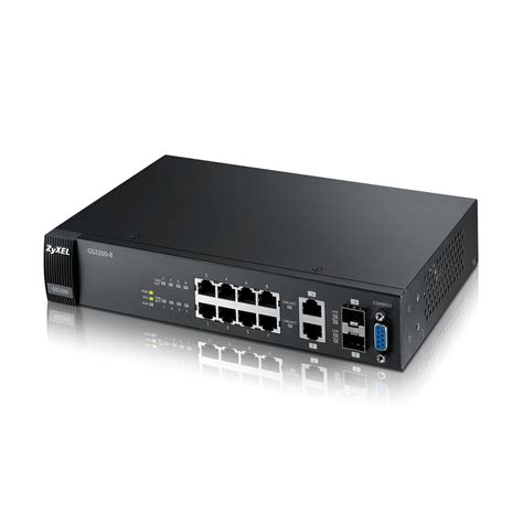 Zyxel 8 Port Layer 2 Managed Gigabit Switch Gs2200 8