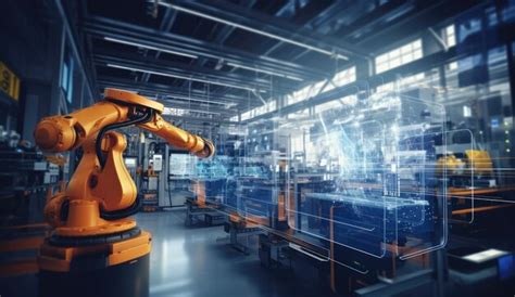 Smart Factory Robotics And Advanced Automation Premium Ai Generated Image