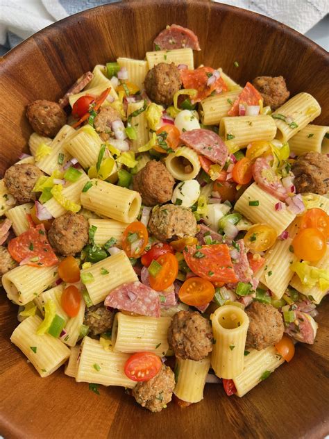 Italian Meatlover Pasta Salad Brooklyns Bites