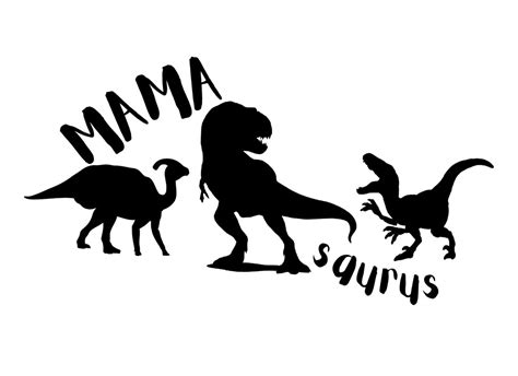 Png Mama Saurus Etsy