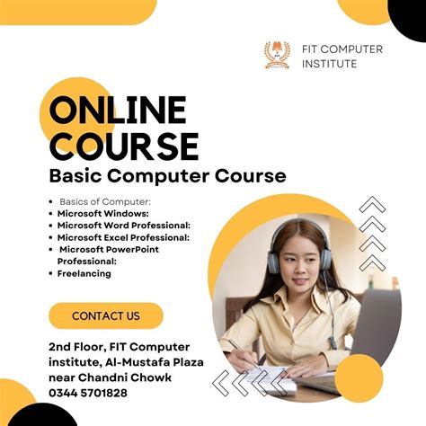 Basic Computer Courses In Rawalpindi And Islamabad Fit Computer